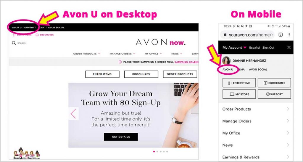 Avon Rep Benefits