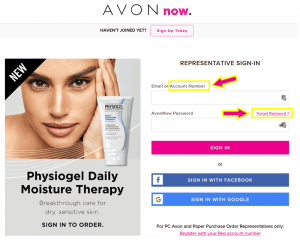 How To Log In To Your Avon Dashboard BeautyReps4Success.com
